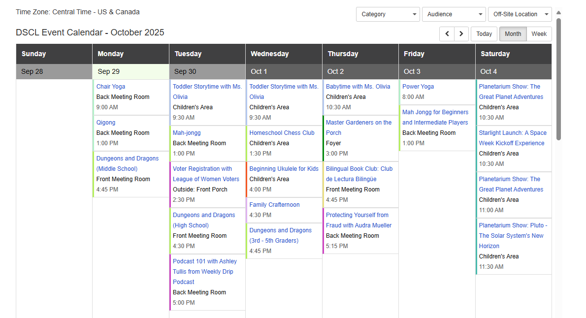 New Programming Calendar and Meeting Room Booking System - Dripping ...